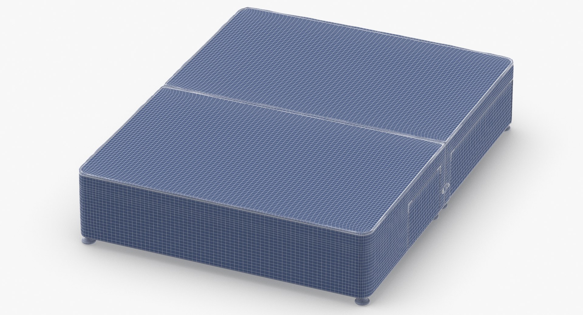 Bed base 08 charcoal 3D model - TurboSquid 1469046