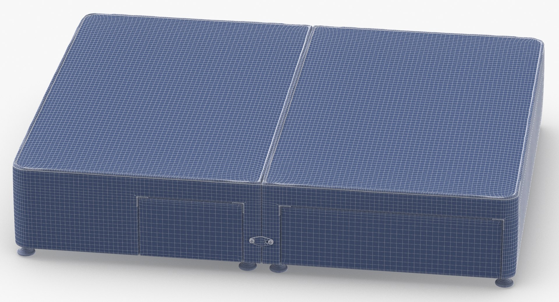 Bed base 08 charcoal 3D model - TurboSquid 1469046