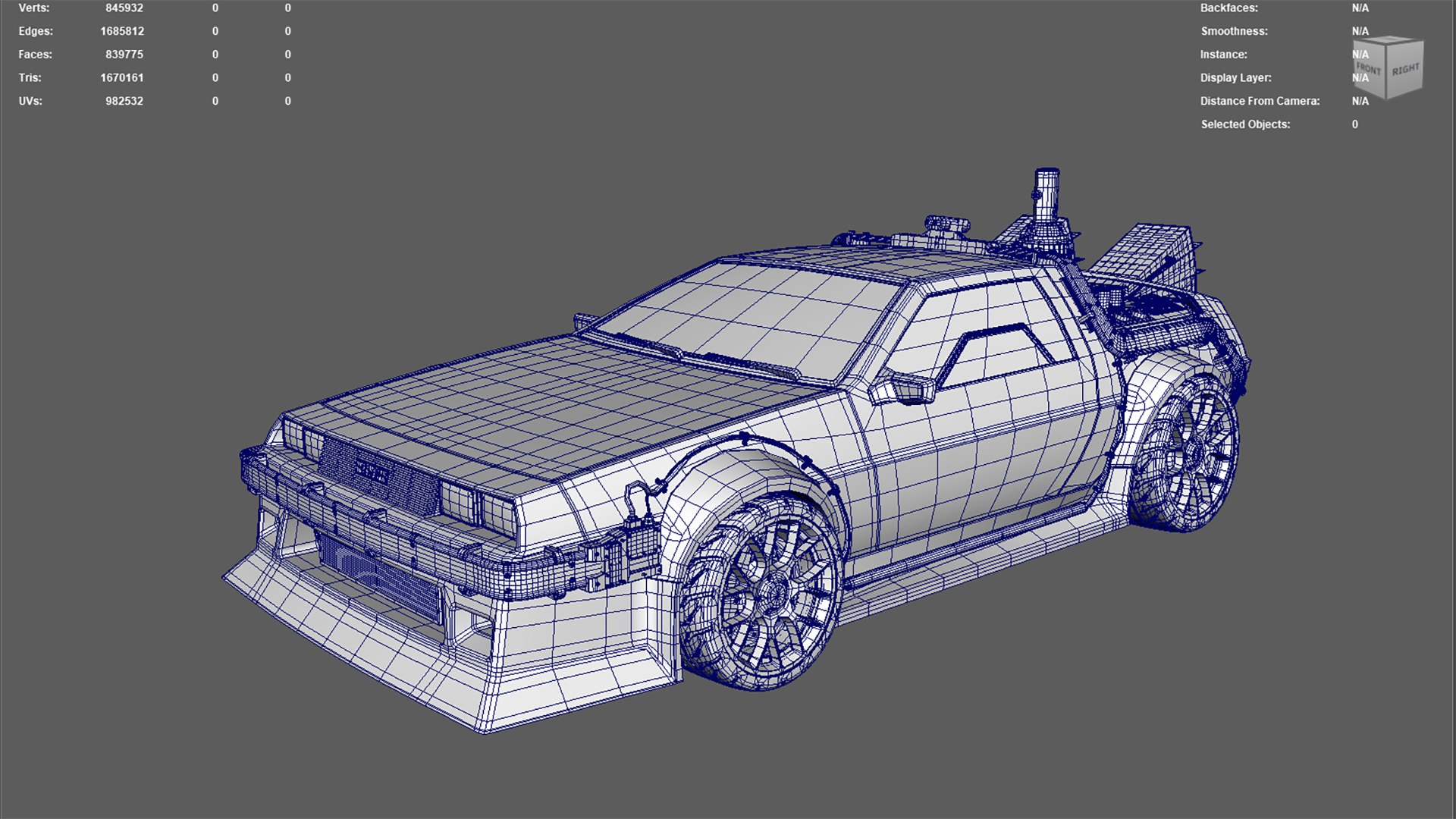 3D DMC DeLorean Model - TurboSquid 2446181