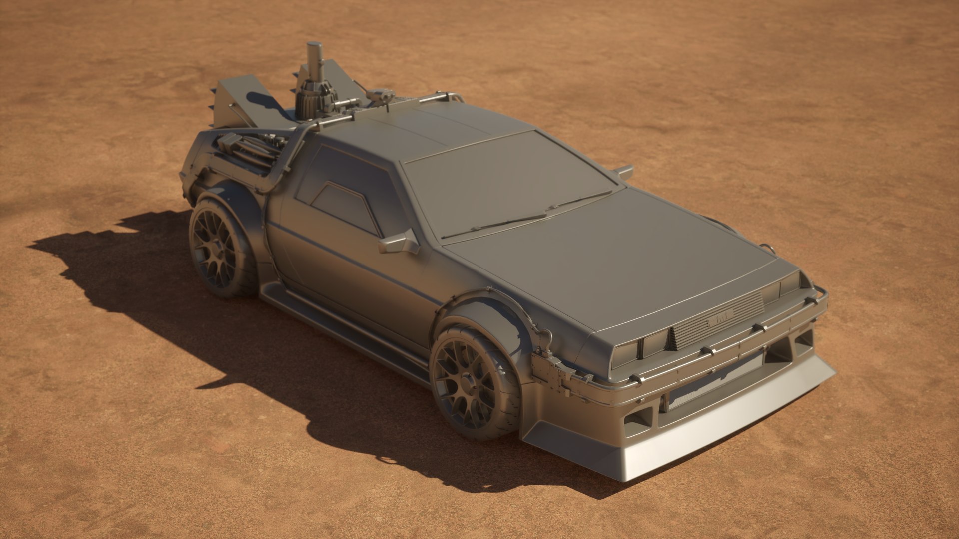 3D DMC DeLorean Model - TurboSquid 2446181