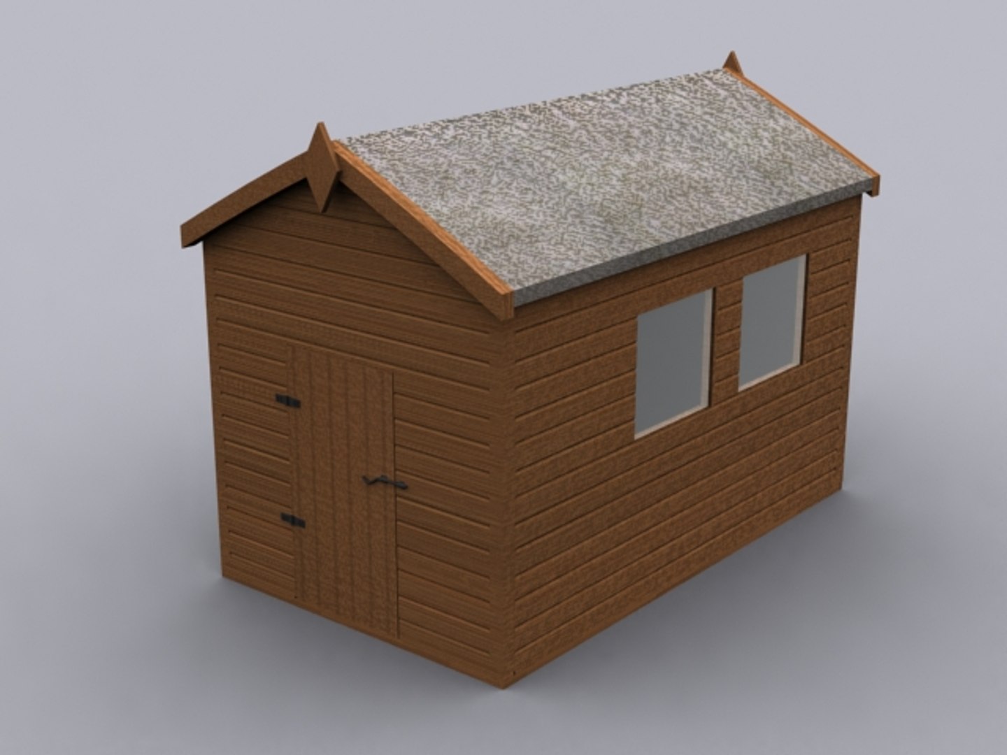 3d Model Garden Shed