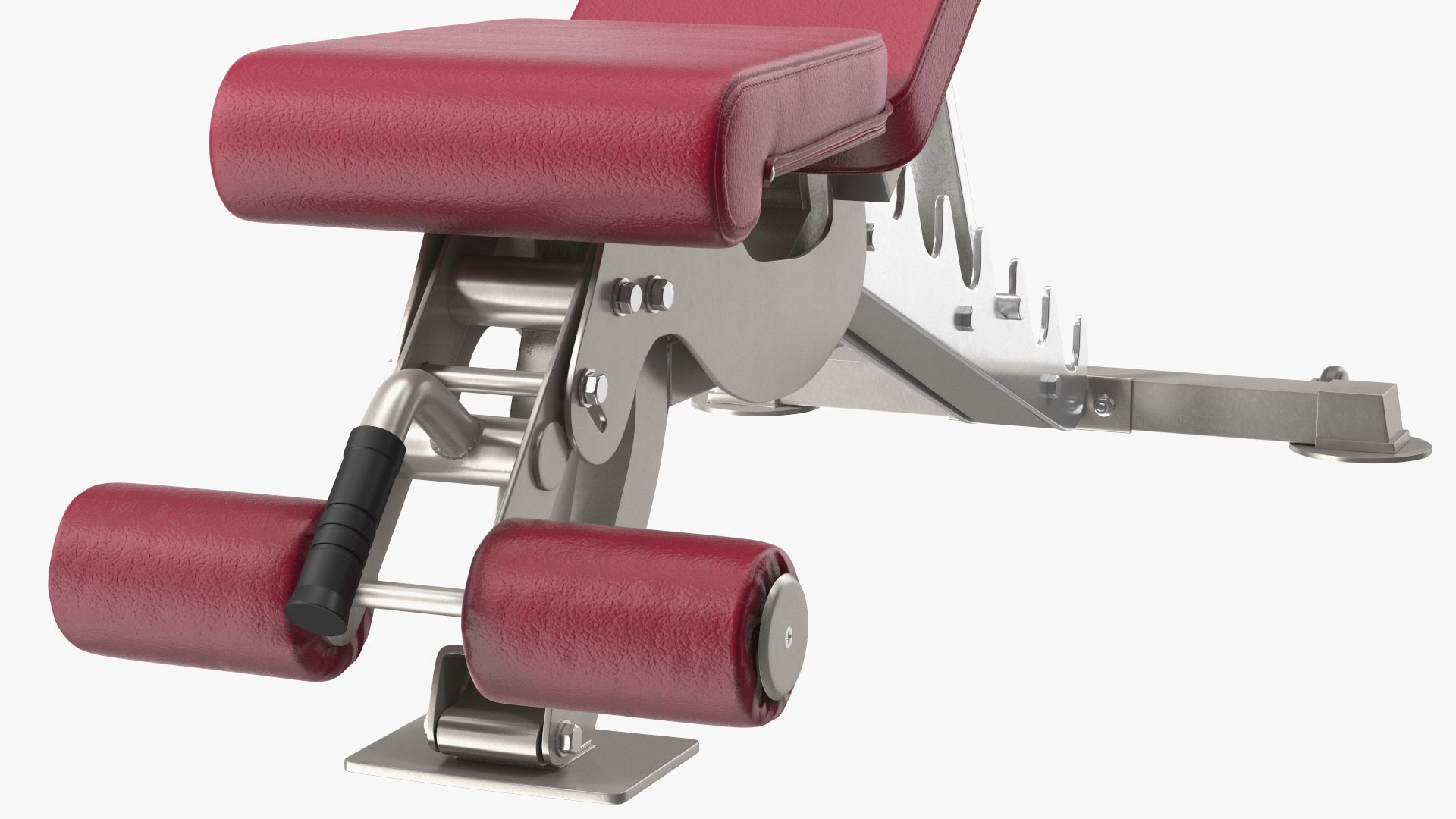 Adjustable Bench Press Red model - TurboSquid 1827510