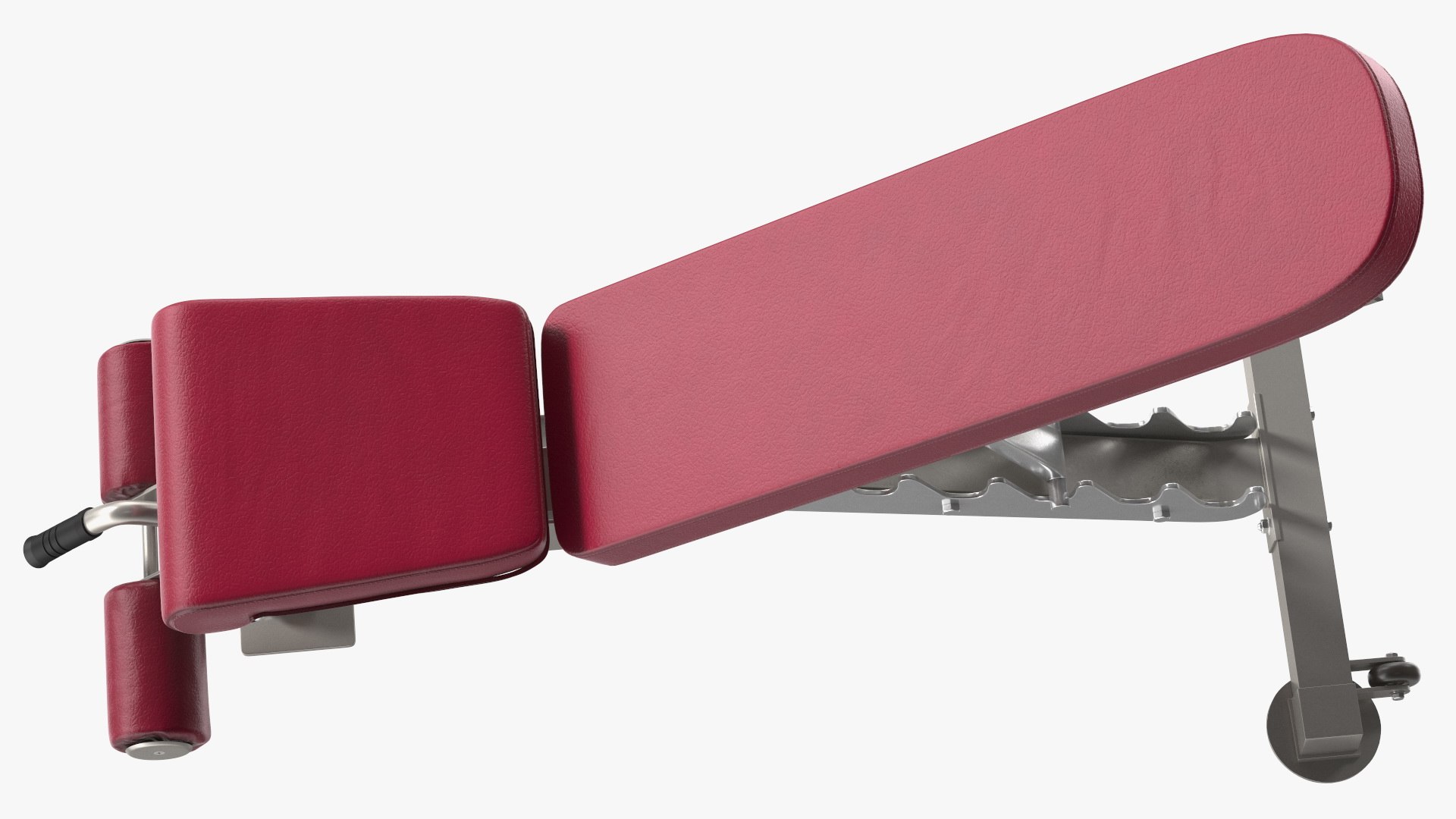 Adjustable Bench Press Red model - TurboSquid 1827510