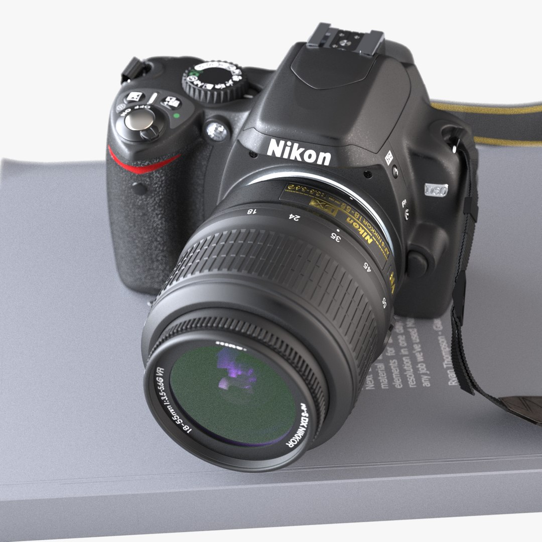 Obj Dslr Camera Nikon D60