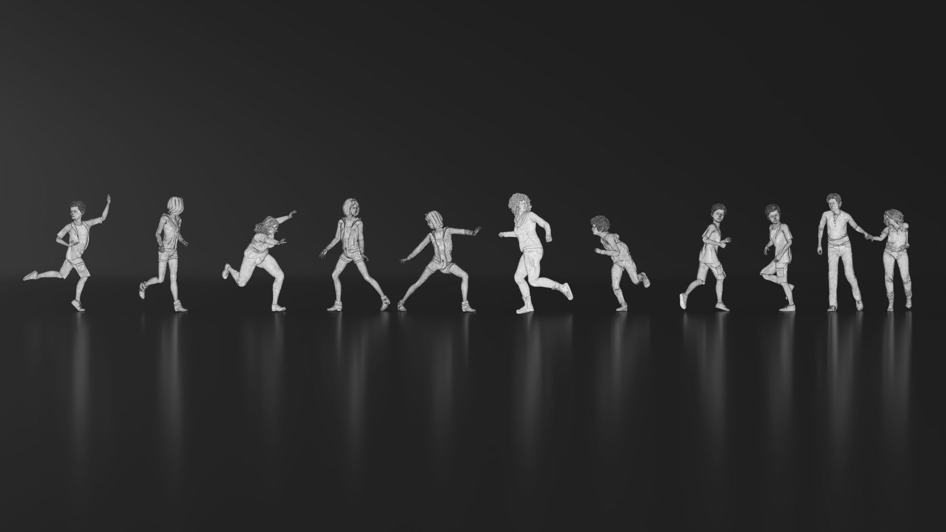 3D HD People 26 Escape Model - TurboSquid 2216119