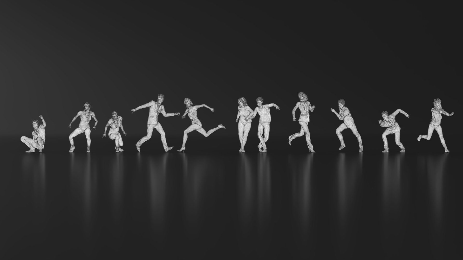 3D HD People 26 Escape Model - TurboSquid 2216119