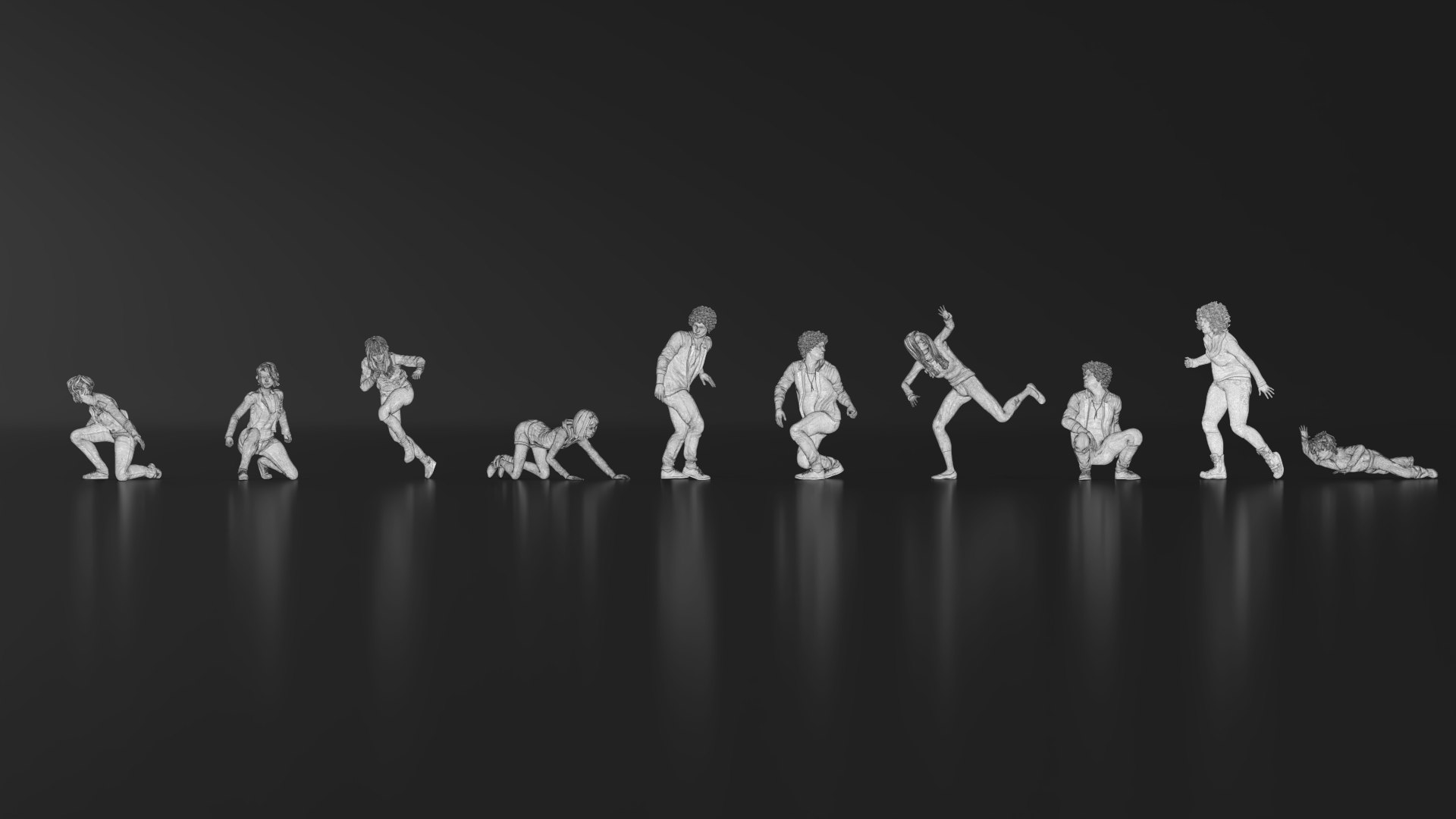 3D HD People 26 Escape Model - TurboSquid 2216119