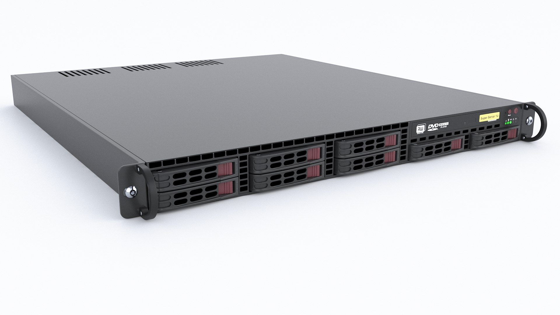 3D server 1u model - TurboSquid 1651390