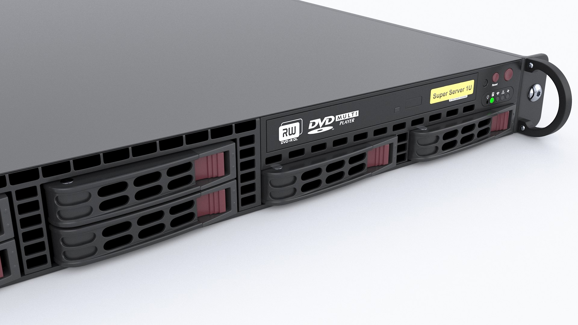 3D Server 1u Model - TurboSquid 1651390