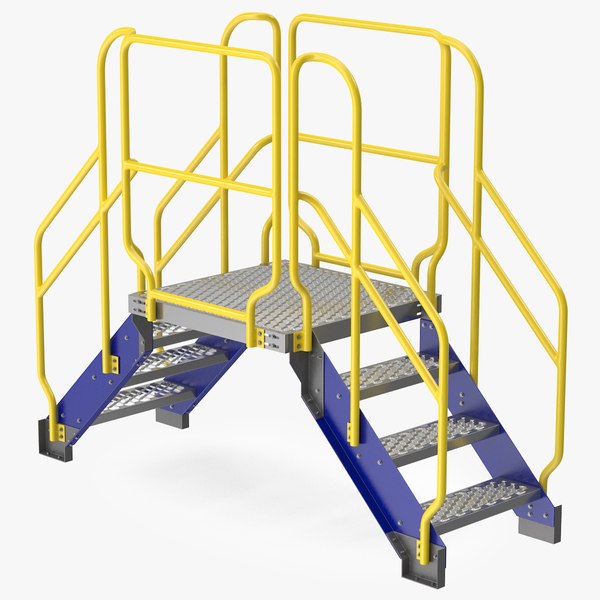 3D model industrial stair - TurboSquid 1358593