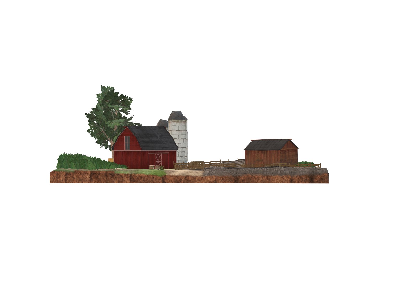 Farm Diorama 3D Model - TurboSquid 1493158