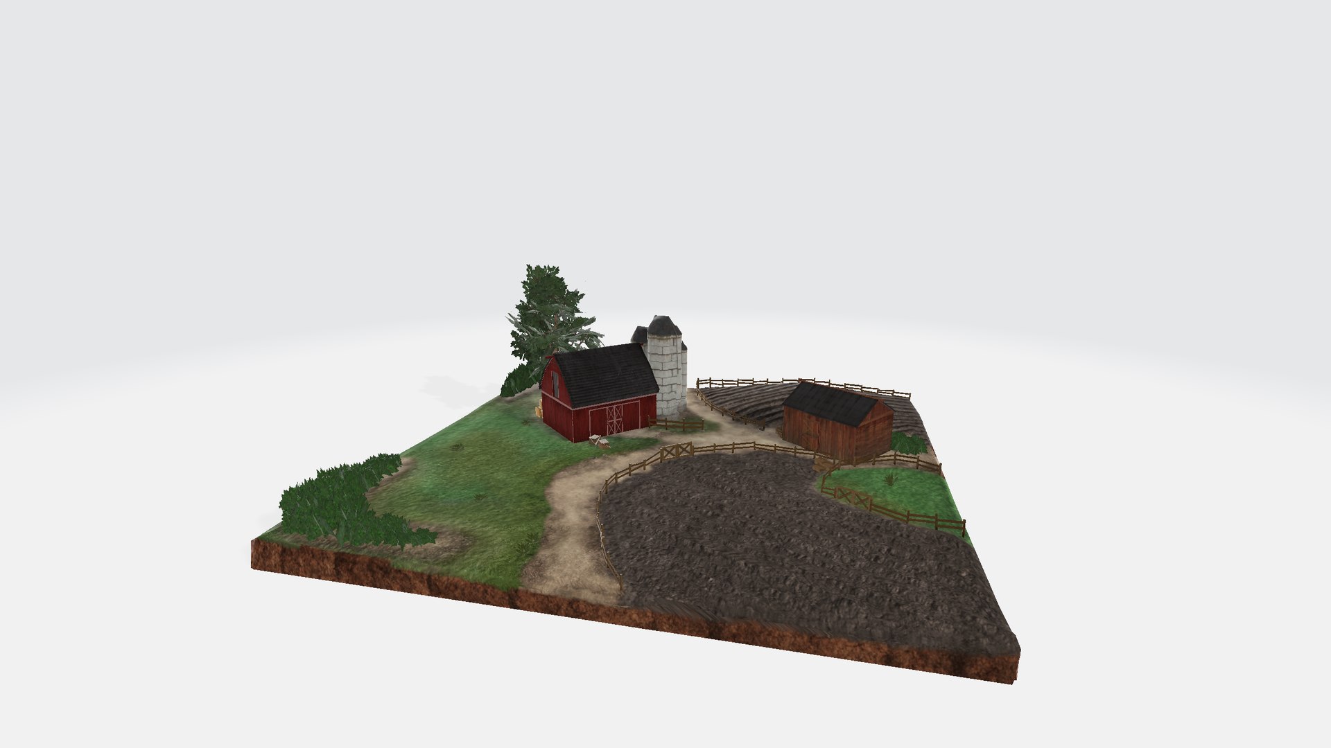 Farm Diorama 3D Model - TurboSquid 1493158