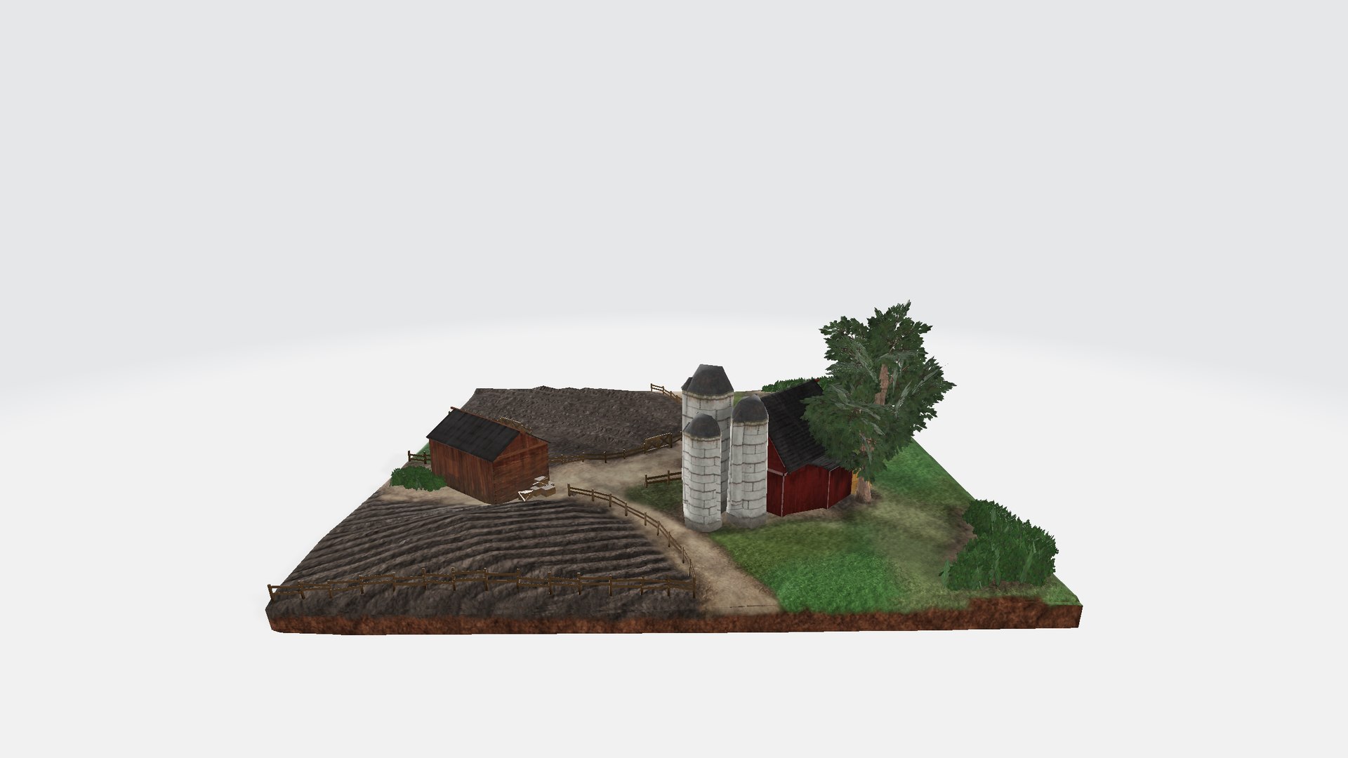 Farm Diorama 3D Model - TurboSquid 1493158