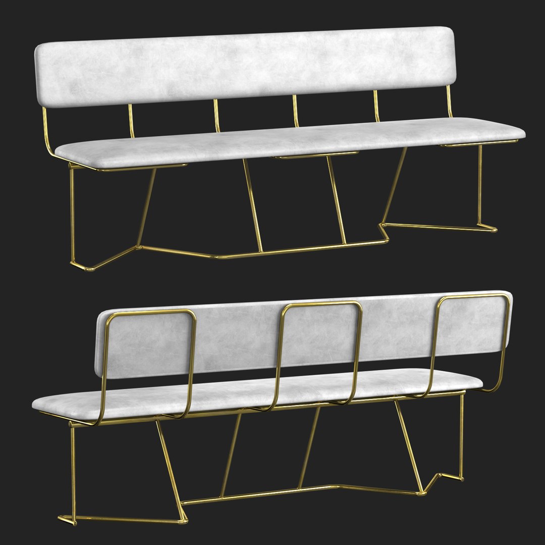 Bench HZ 2 3D Model - TurboSquid 1774050