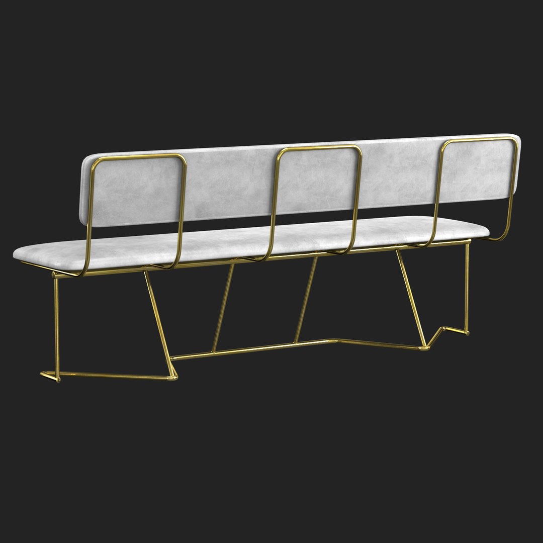 Bench HZ 2 3D Model - TurboSquid 1774050