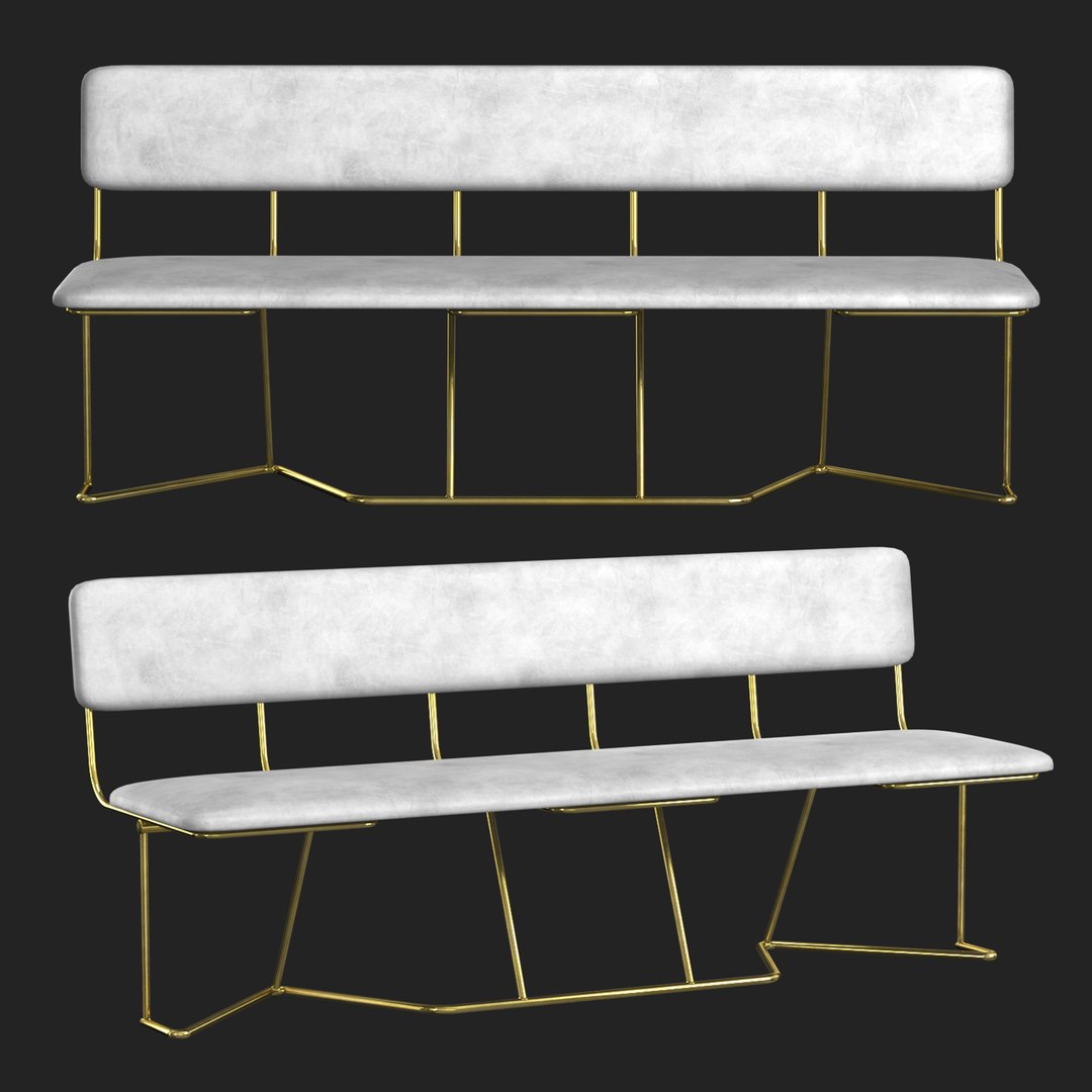 Bench HZ 2 3D Model - TurboSquid 1774050