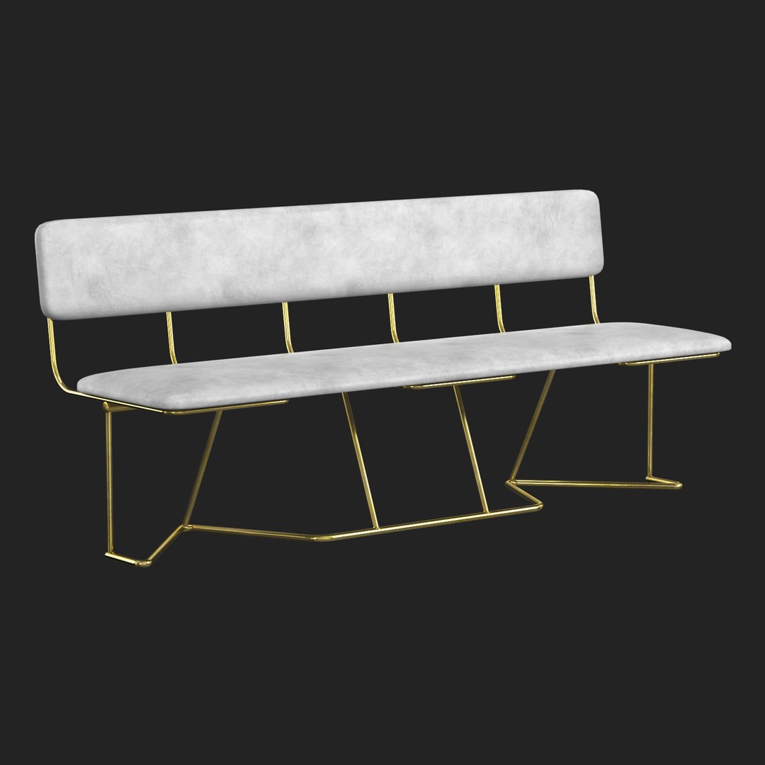 Bench HZ 2 3D Model - TurboSquid 1774050