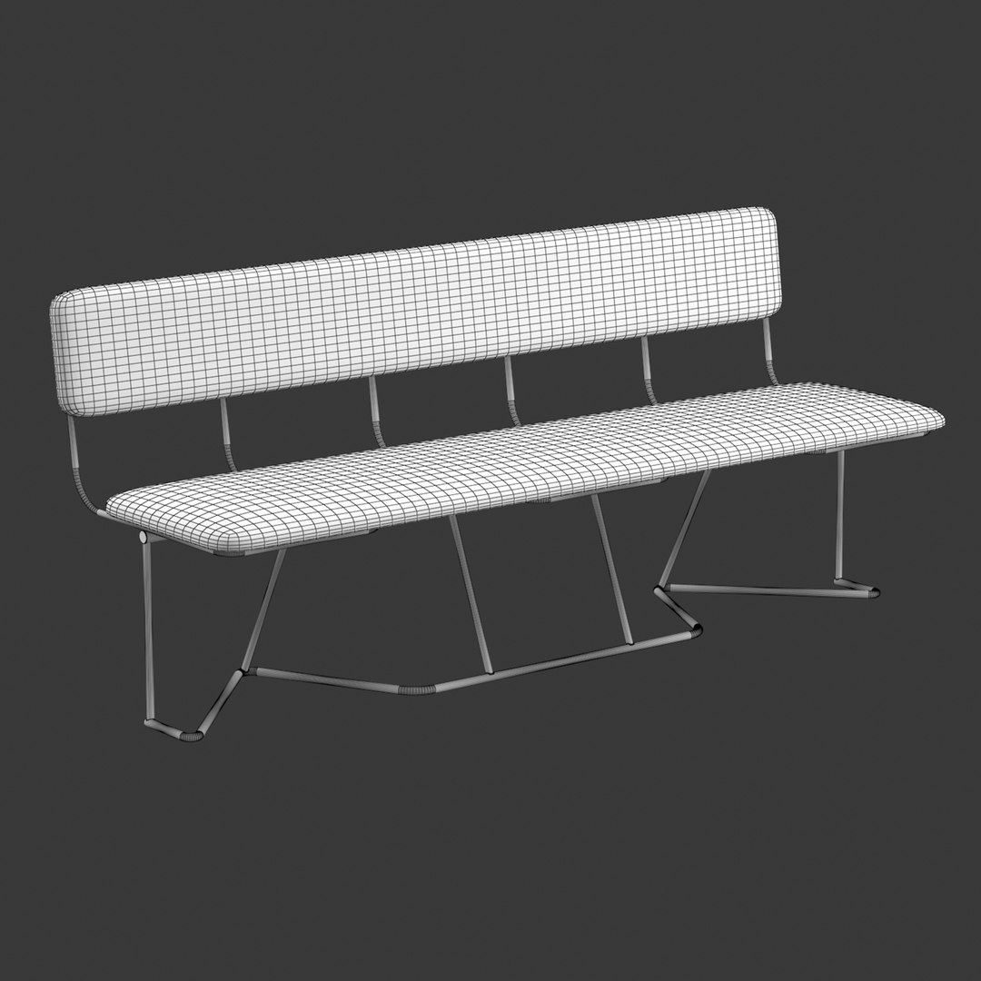 Bench HZ 2 3D Model - TurboSquid 1774050