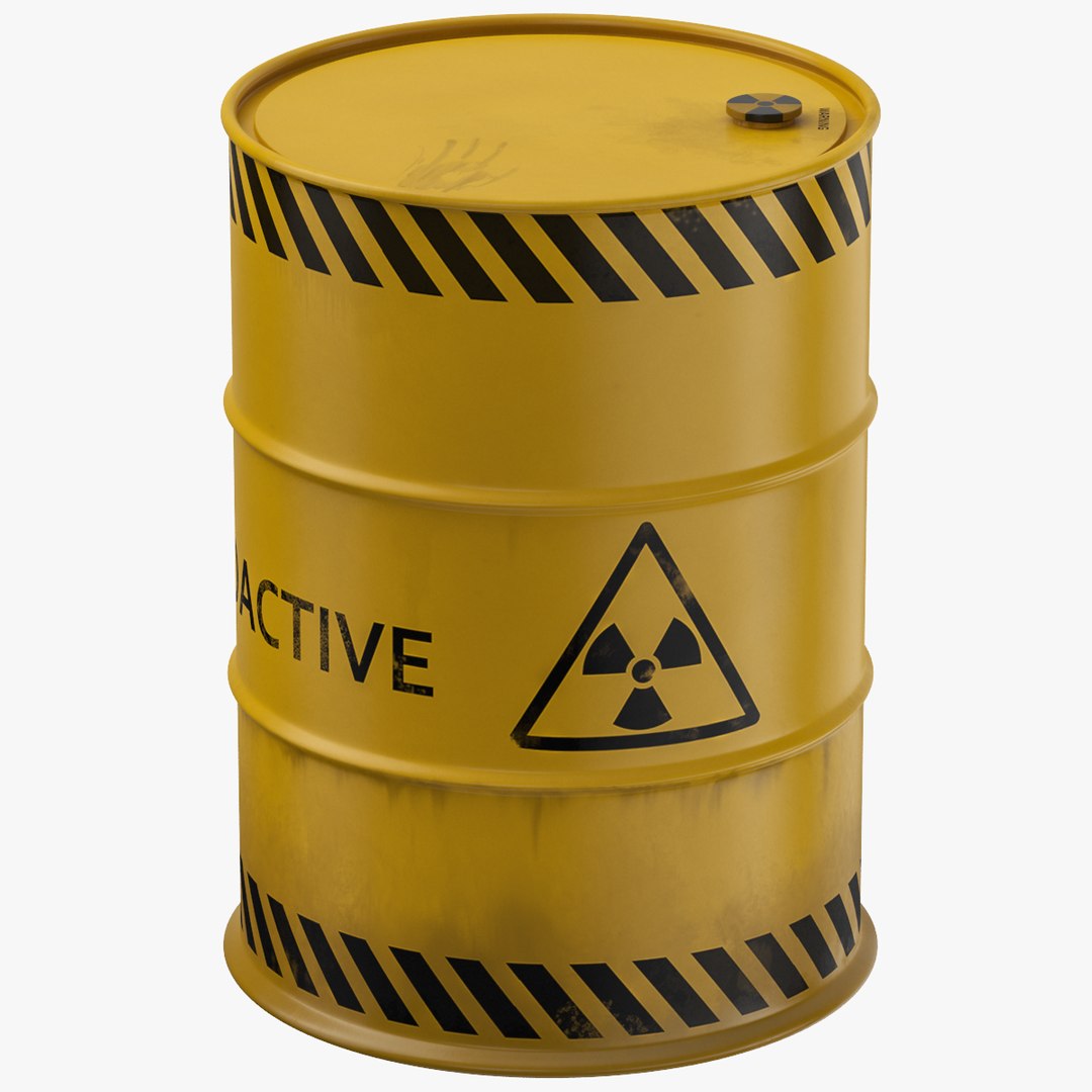 Nuclear Waste Barrel 3D - TurboSquid 2071392
