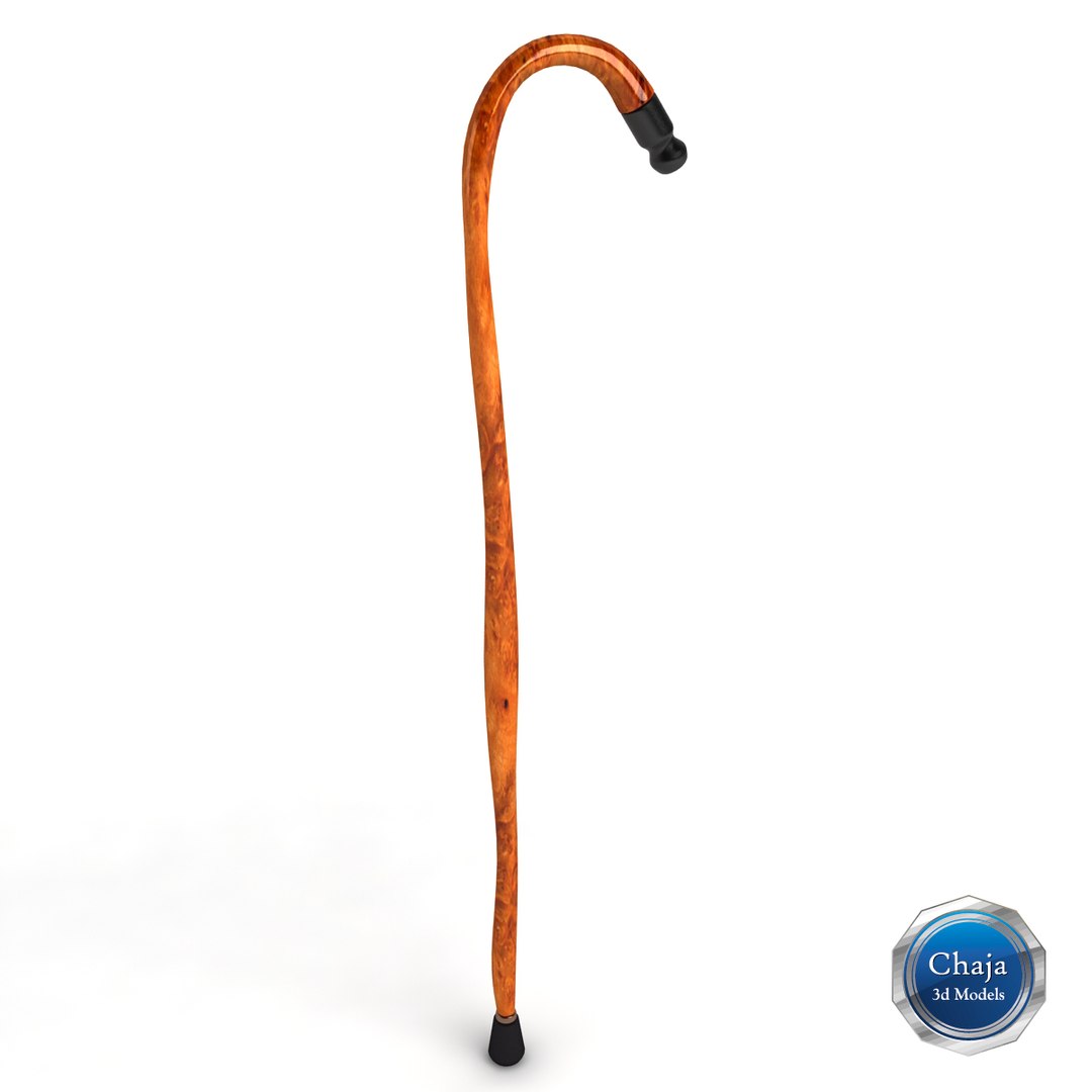 3ds modelled cane