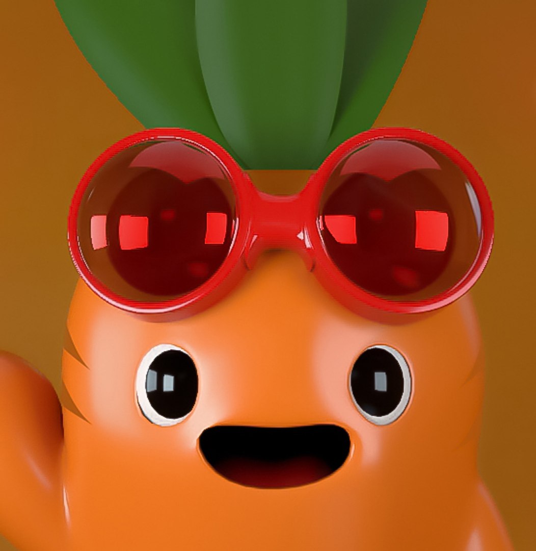 Carrot Model - TurboSquid 1865140