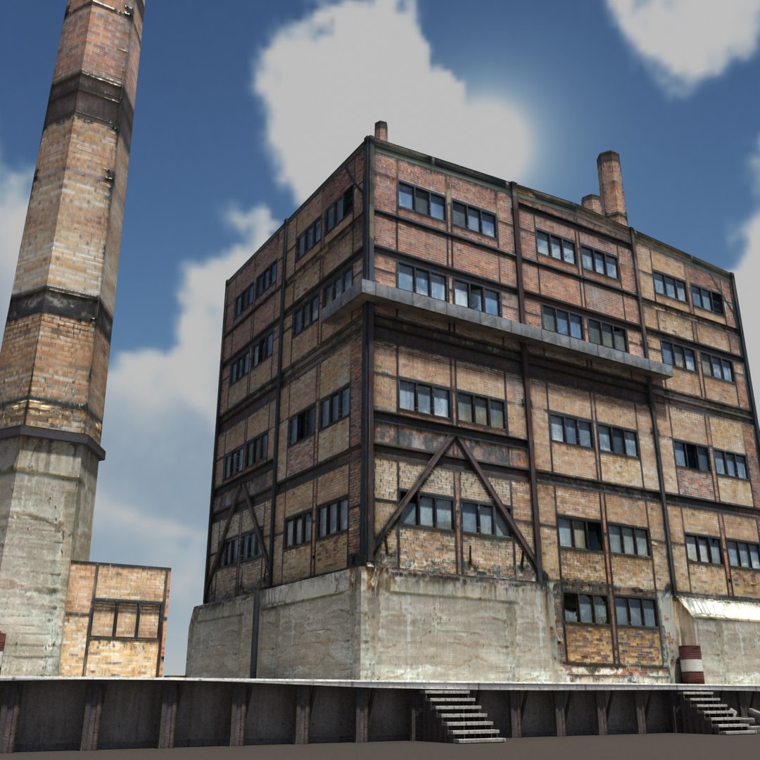 3ds Max Old Building