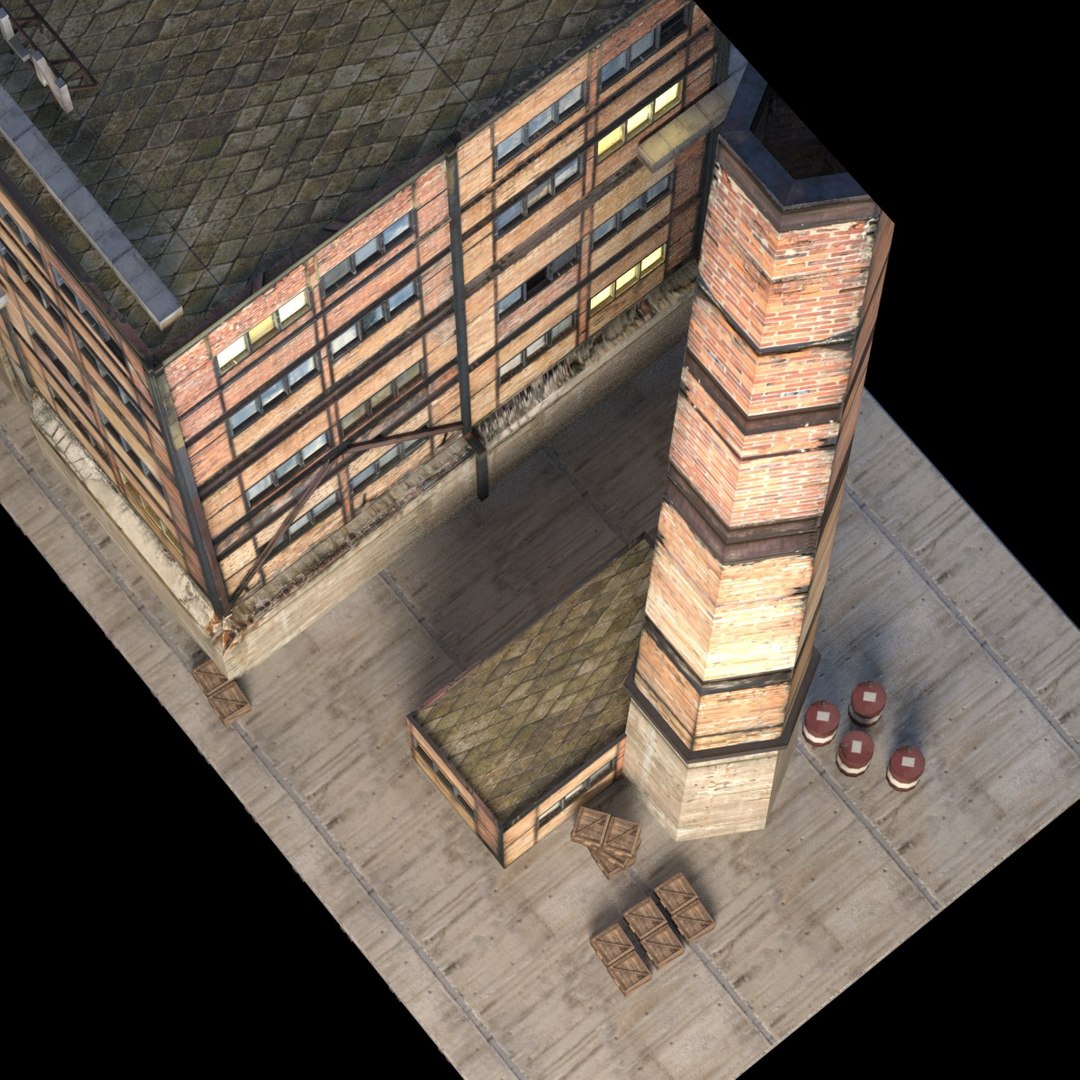 3ds Max Old Building