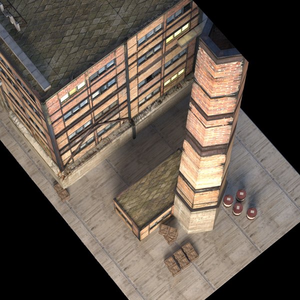 3ds max old building
