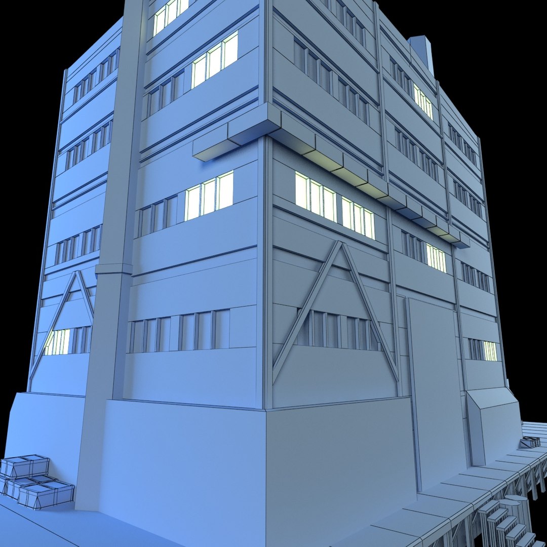 3ds Max Old Building