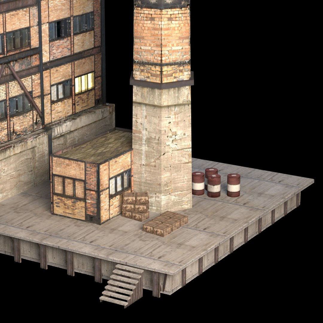 3ds Max Old Building