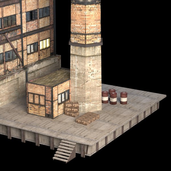 3ds max old building