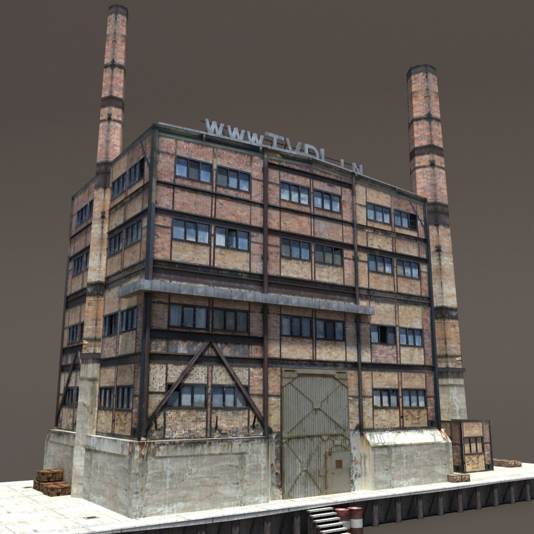 3ds Max Old Building