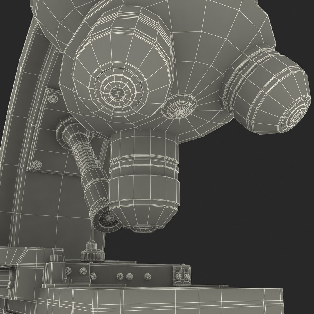 lcd digital microscope 3d model