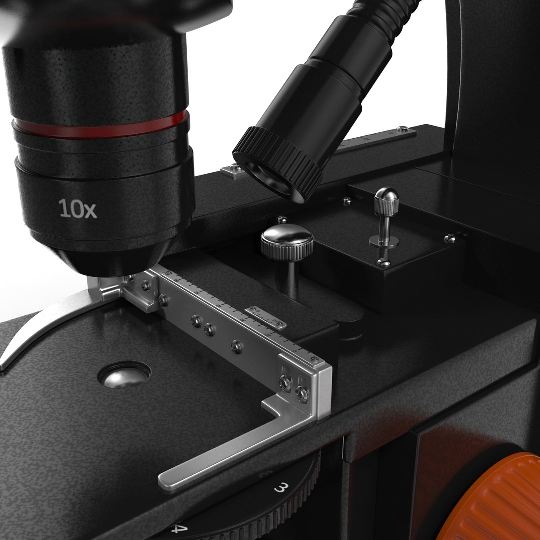 lcd digital microscope 3d model