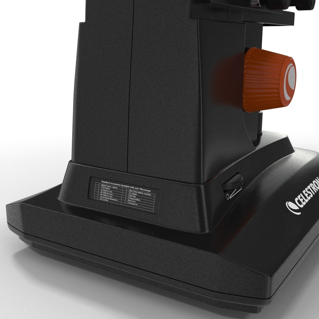 lcd digital microscope 3d model