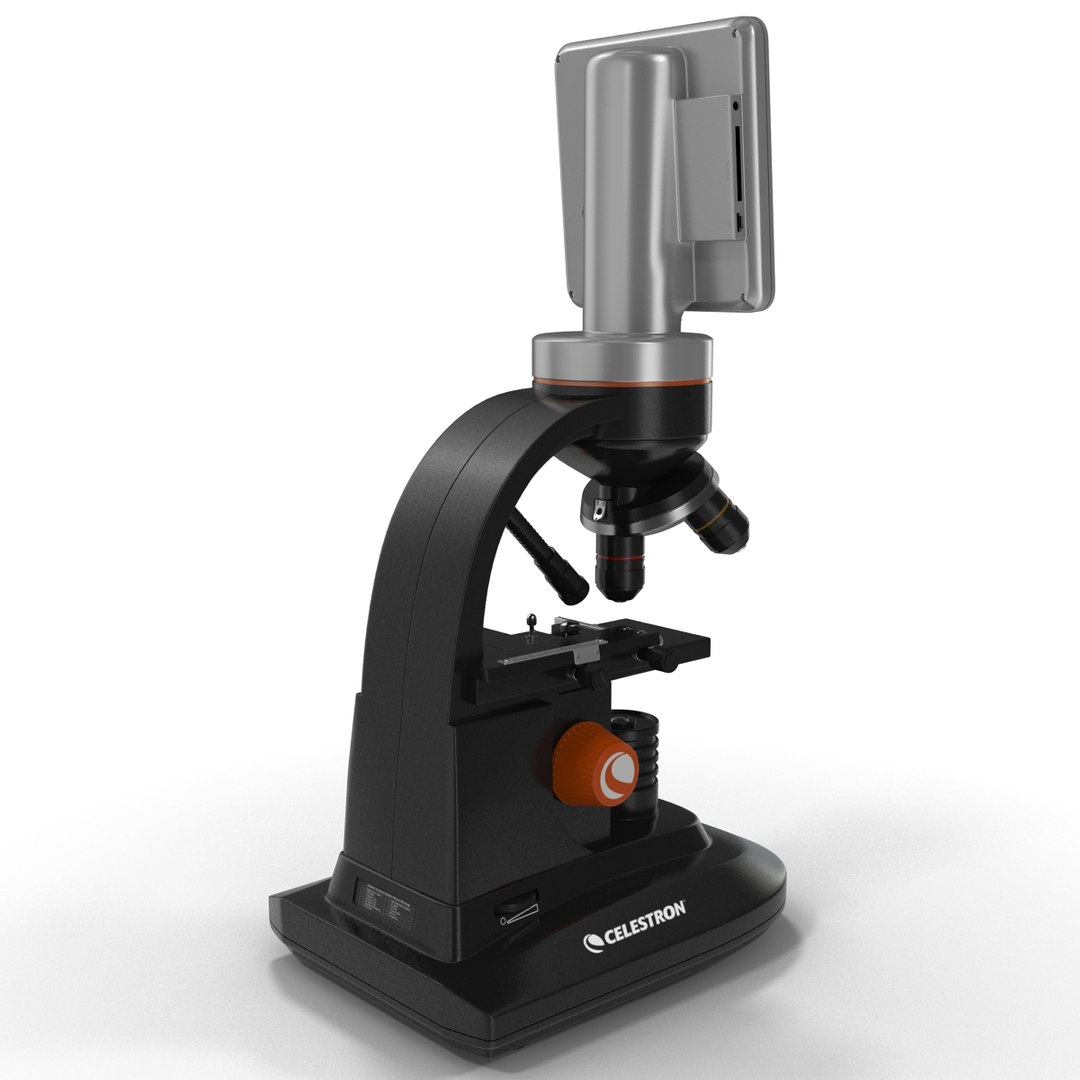 Lcd Digital Microscope 3d Model