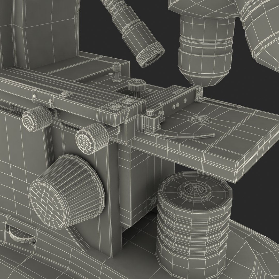 lcd digital microscope 3d model