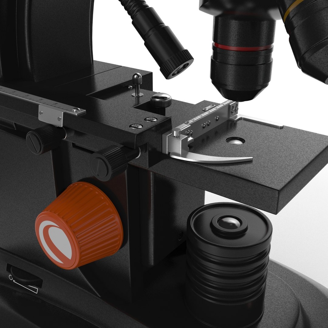 Lcd Digital Microscope 3d Model