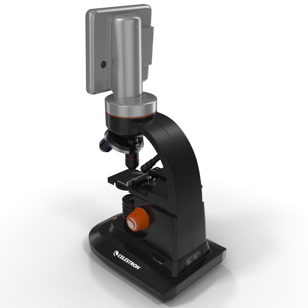 Lcd Digital Microscope 3d Model