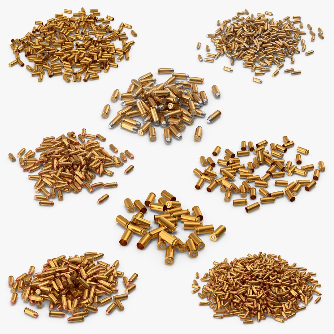 Bullet Cartridges Collection 3D Model - TurboSquid 1942773