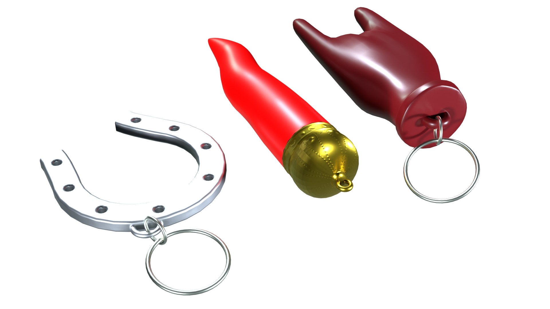 3D Lucky charm amulets - TurboSquid 1917094