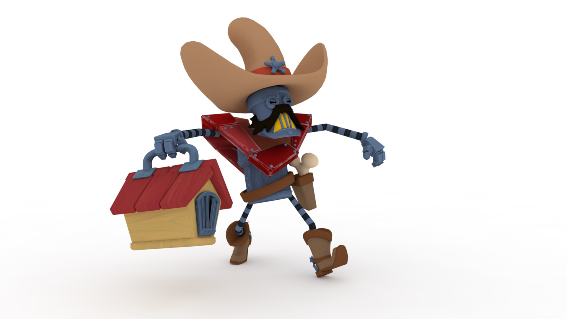 Enemy Arf Rigged And Animated 3D Model - TurboSquid 2336978