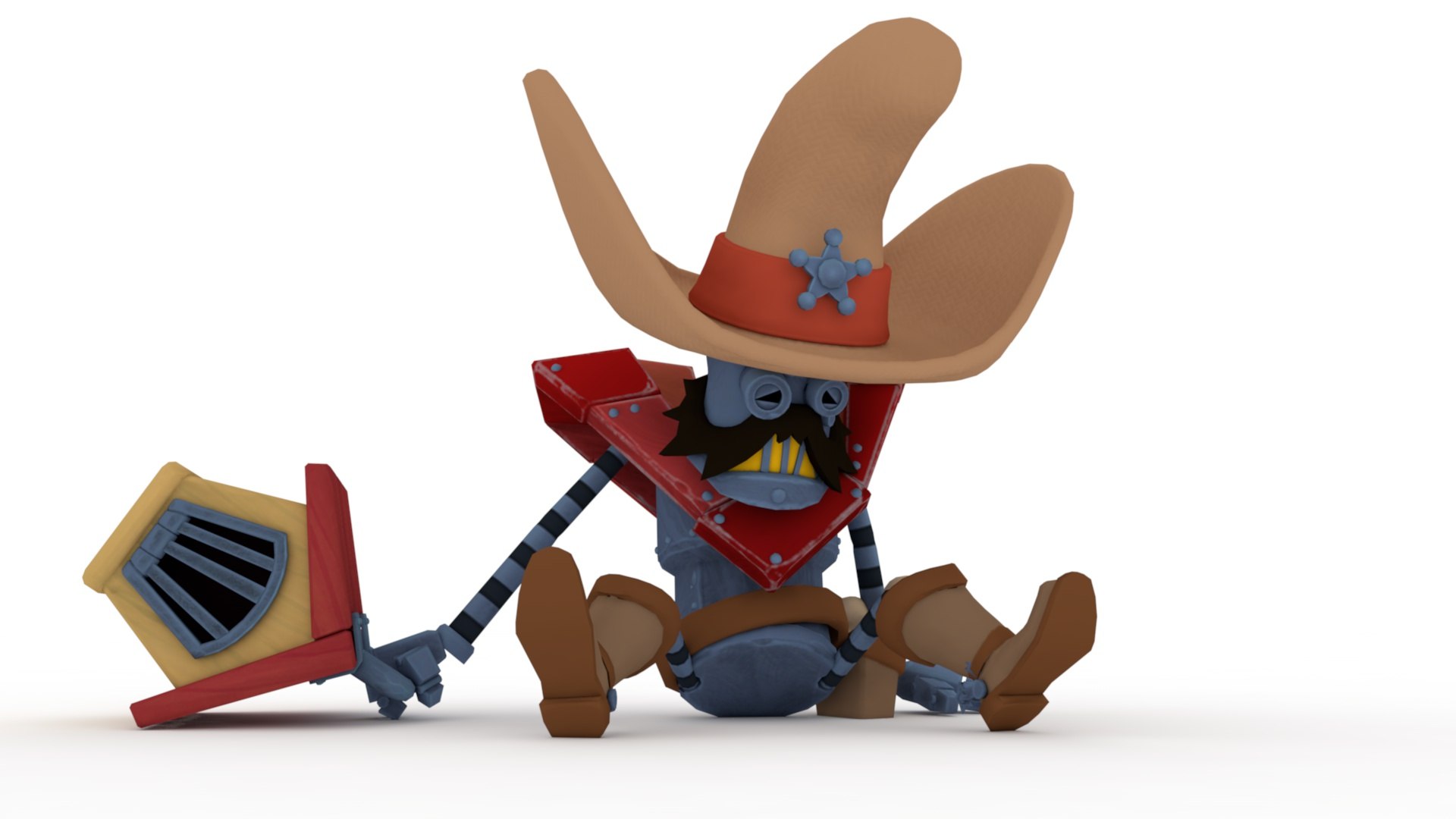 Enemy Arf Rigged And Animated 3D Model - TurboSquid 2336978