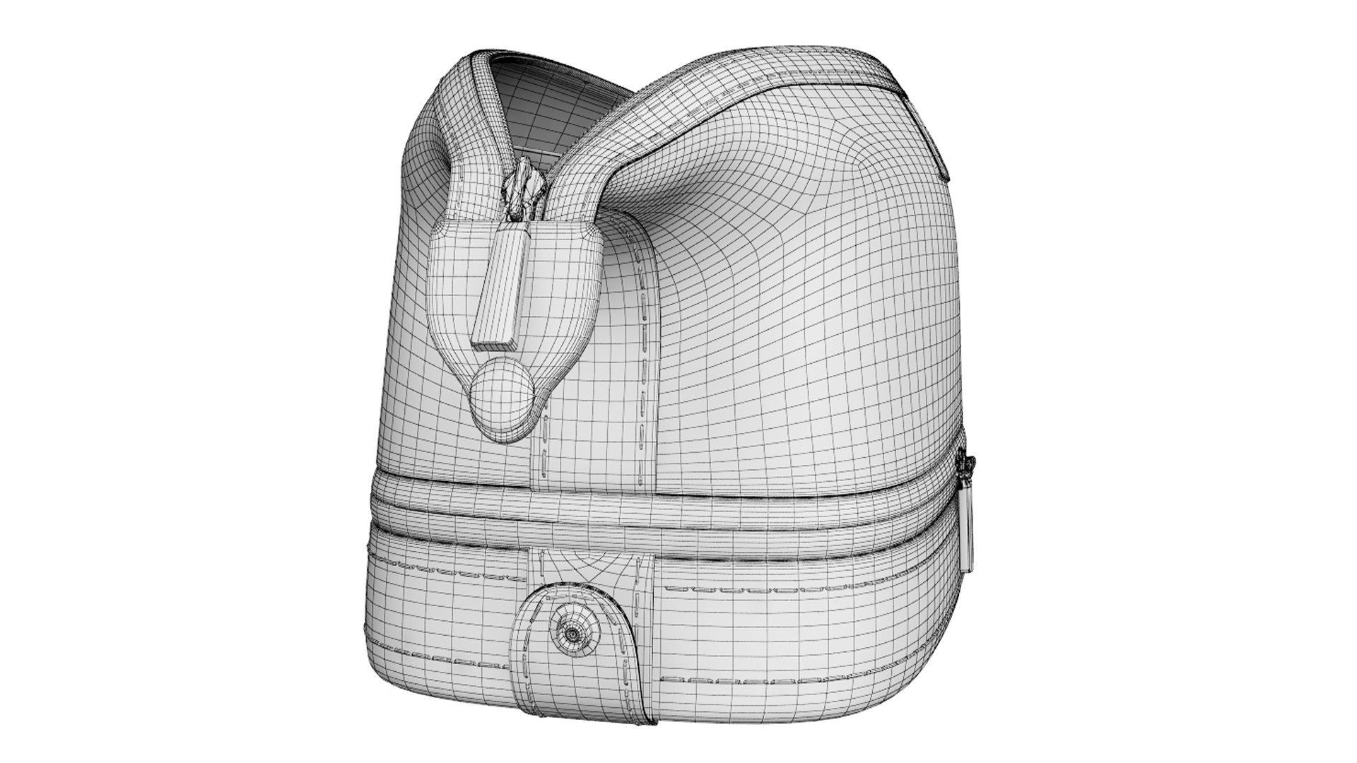 3D open bag model - TurboSquid 1252316