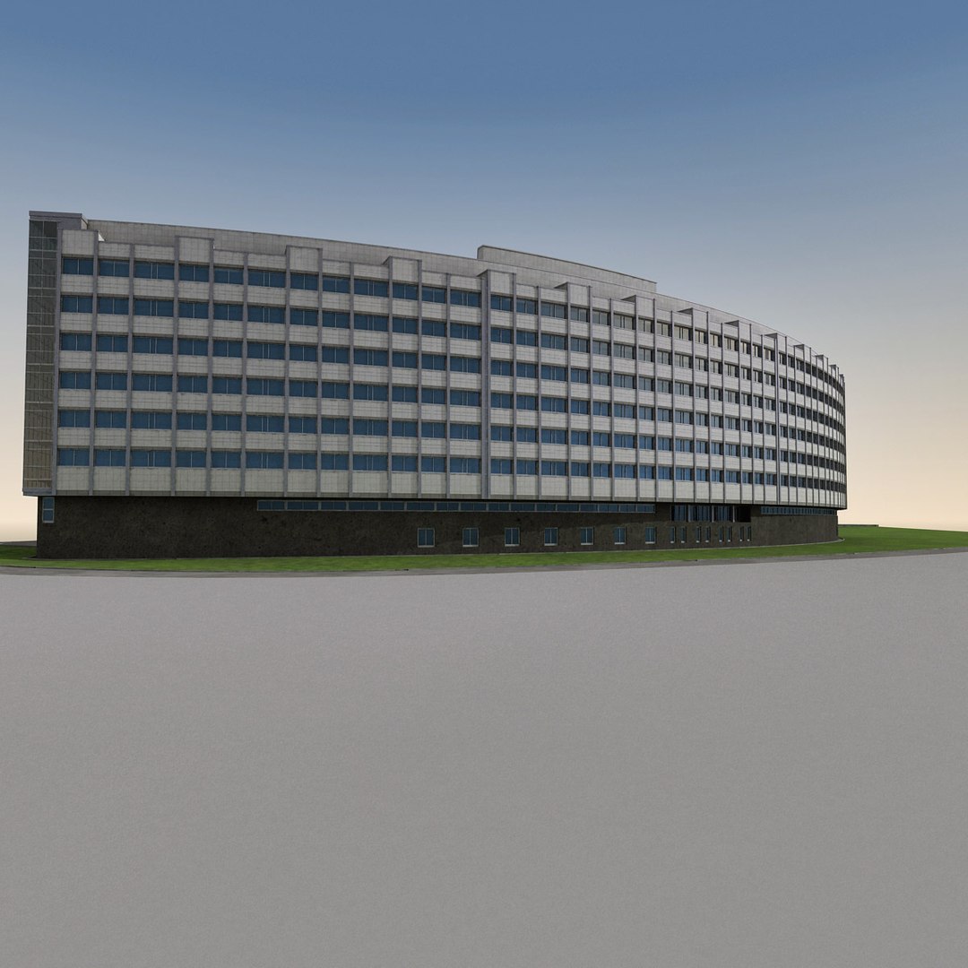 3d Max Modern Building