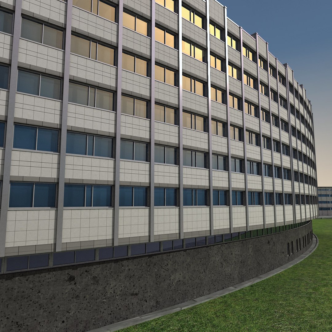3d Max Modern Building