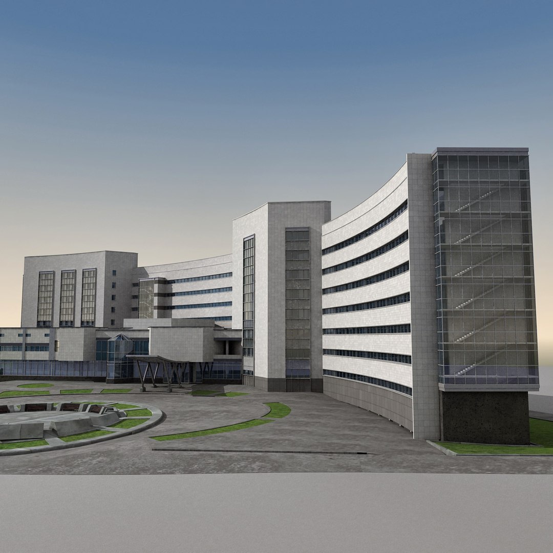 3d Max Modern Building