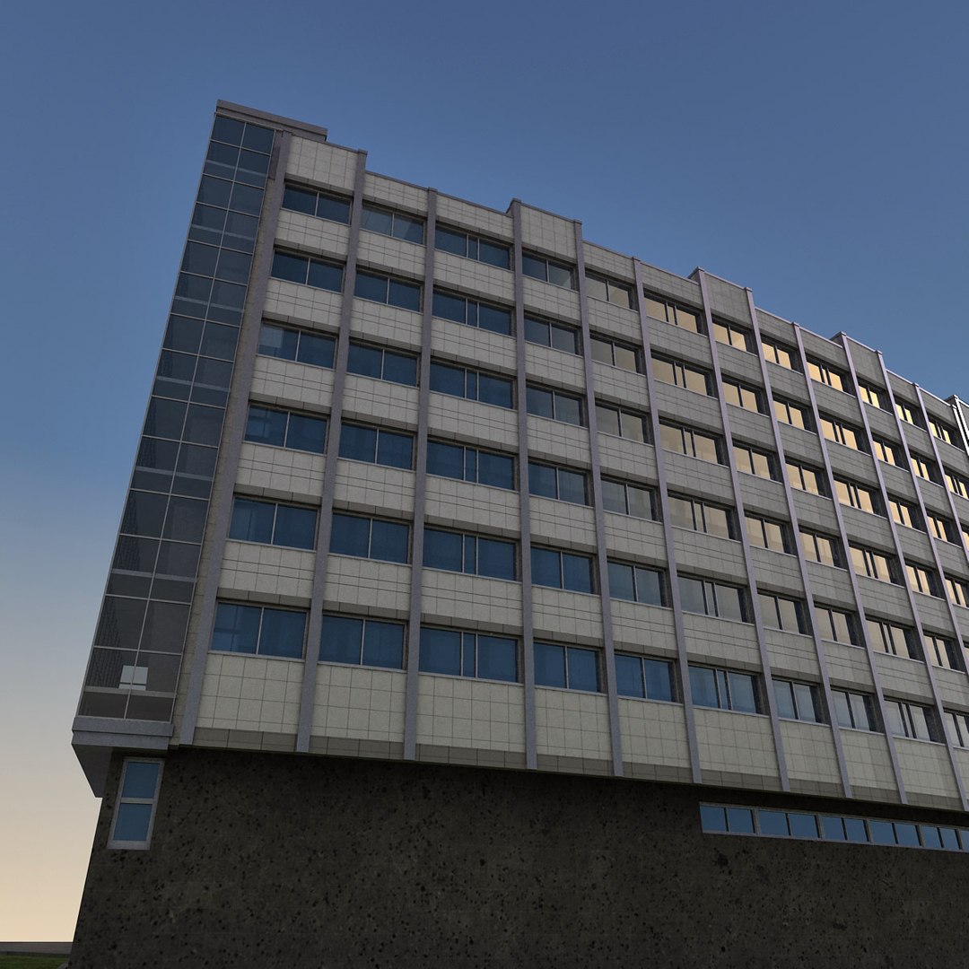 3d Max Modern Building