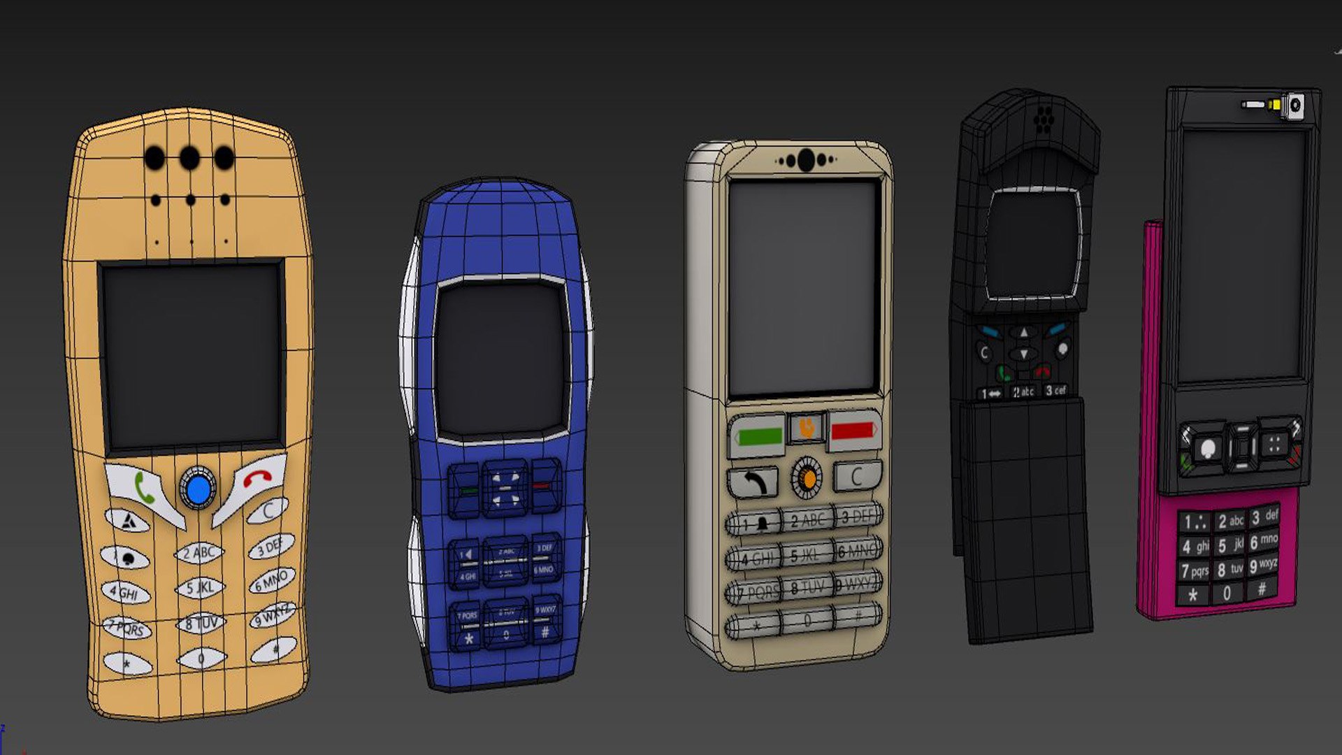 Phone Pack Low Poly 3D Model - TurboSquid 2024009