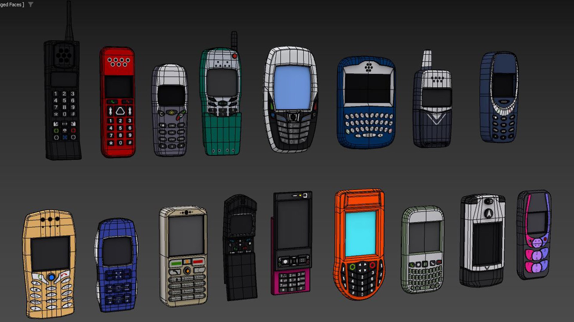 Phone Pack Low Poly 3D Model - TurboSquid 2024009